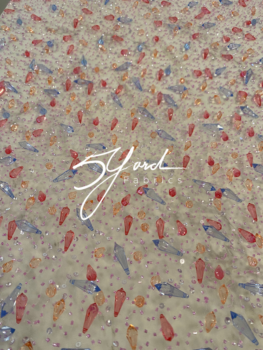 The Teardrop Crystal Fabric – 5yardfabrics